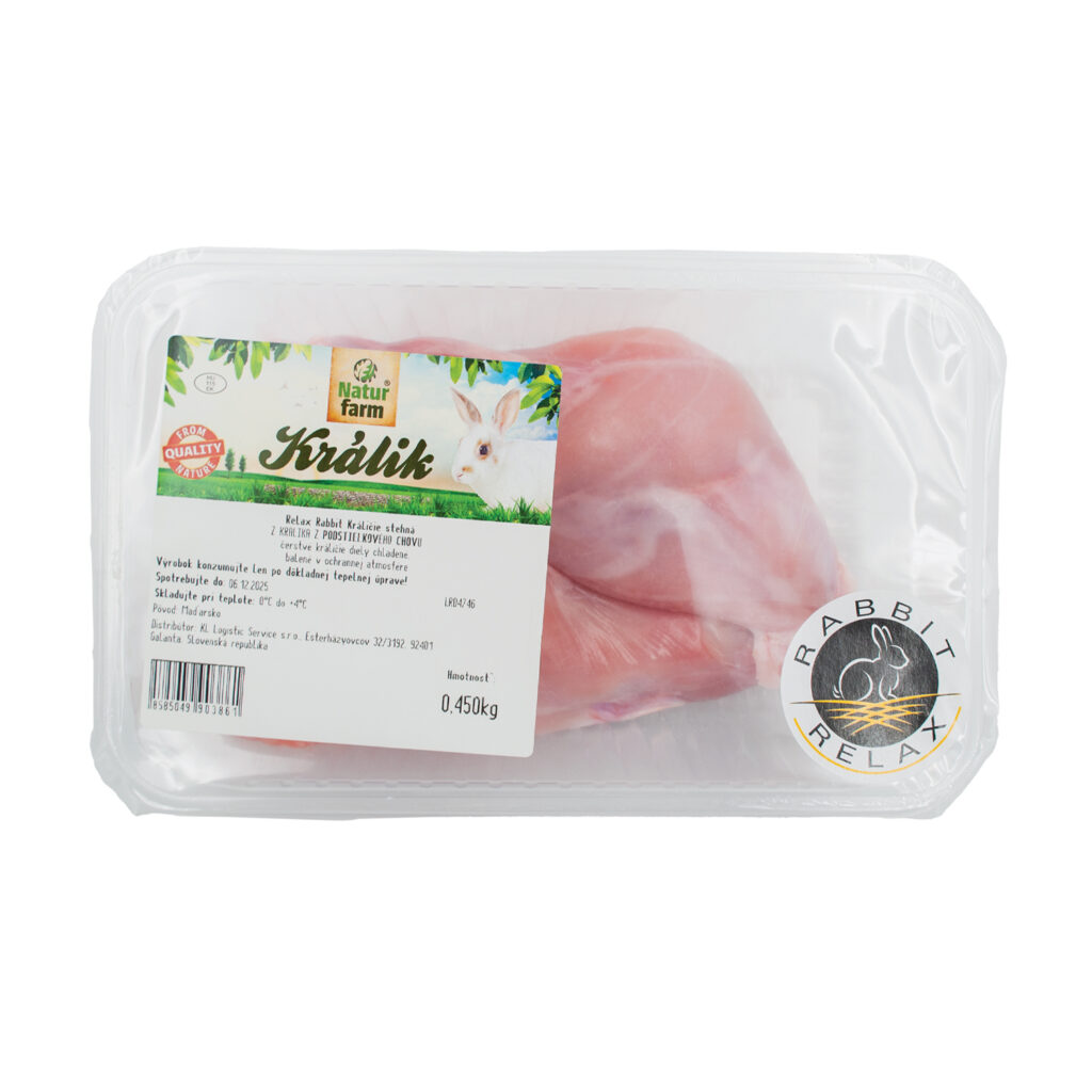 KRÁLIK RELLAX RABBIT – STEHNO - 450 g - Chladený králik - Natur farm